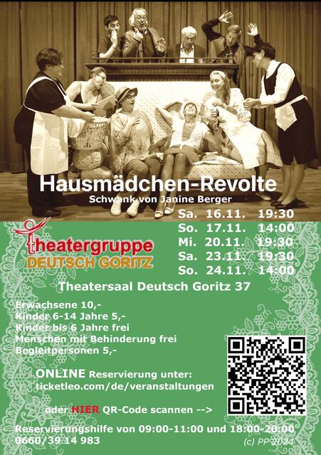 Theatersaison schon begonnen: Theatergruppe Deutsch Goritz ist bereits ...