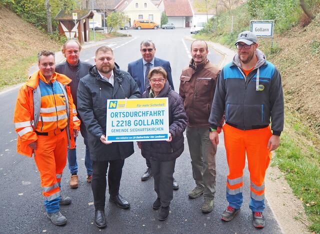 Arbeiten sind abgeschlossen: Neugestaltung Ortsdurchfahrt Gollarn - Tulln