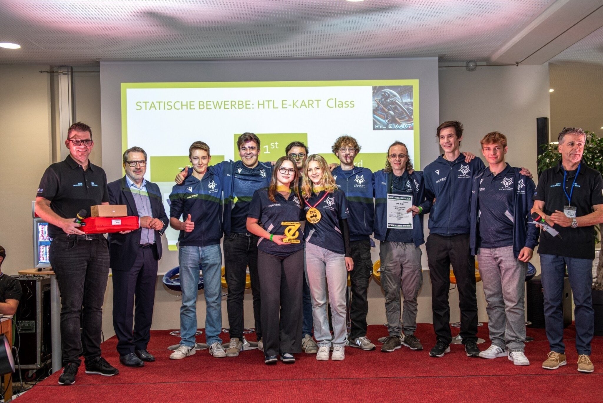 1. Platz der HTL Wolfsberg beim statischen Bewerb der 3rd HTL Zero ...