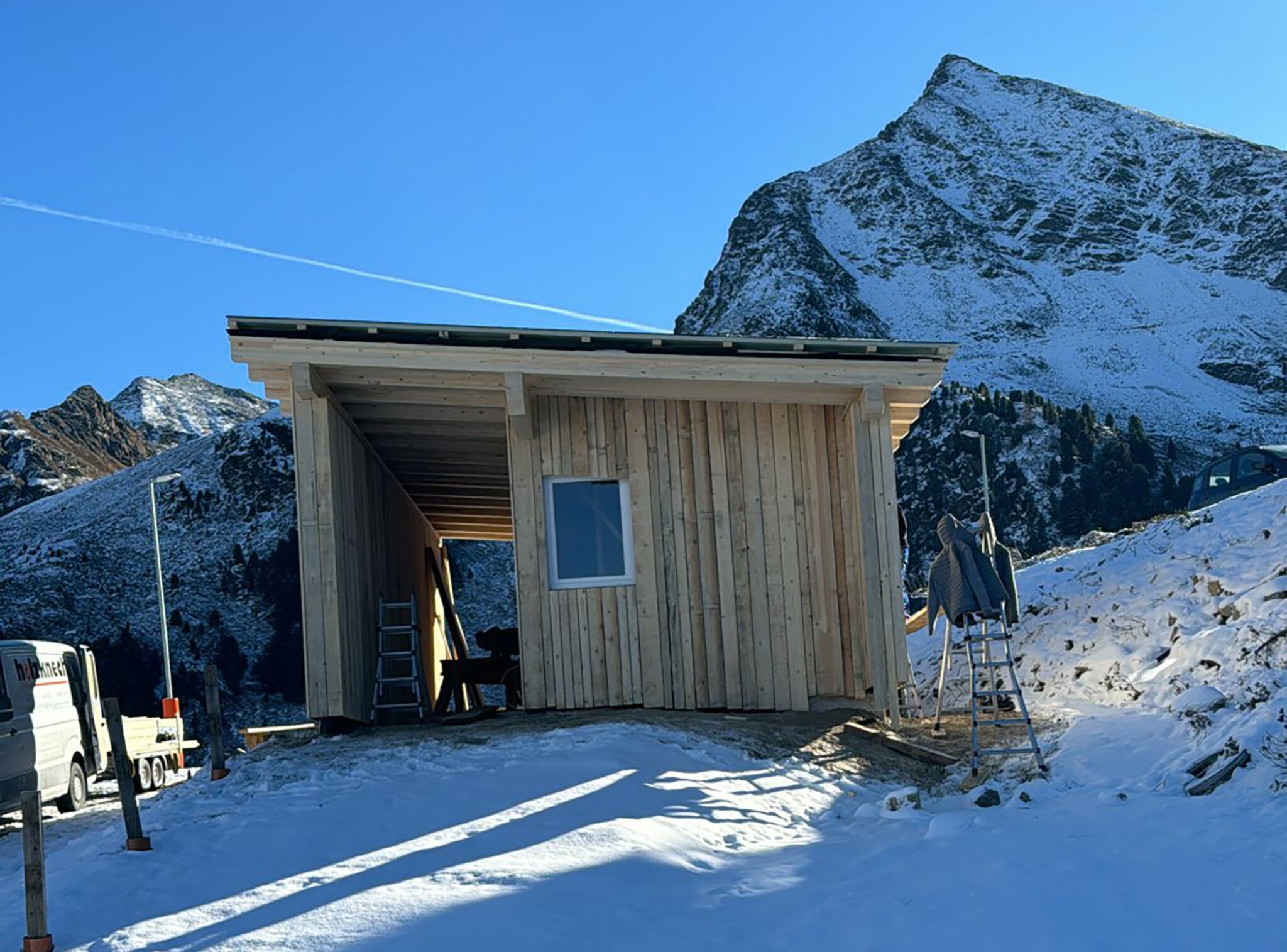 Starthaus an Rodelbahn in Kühtai errichtet: Schmuckkästchen für die WM ...