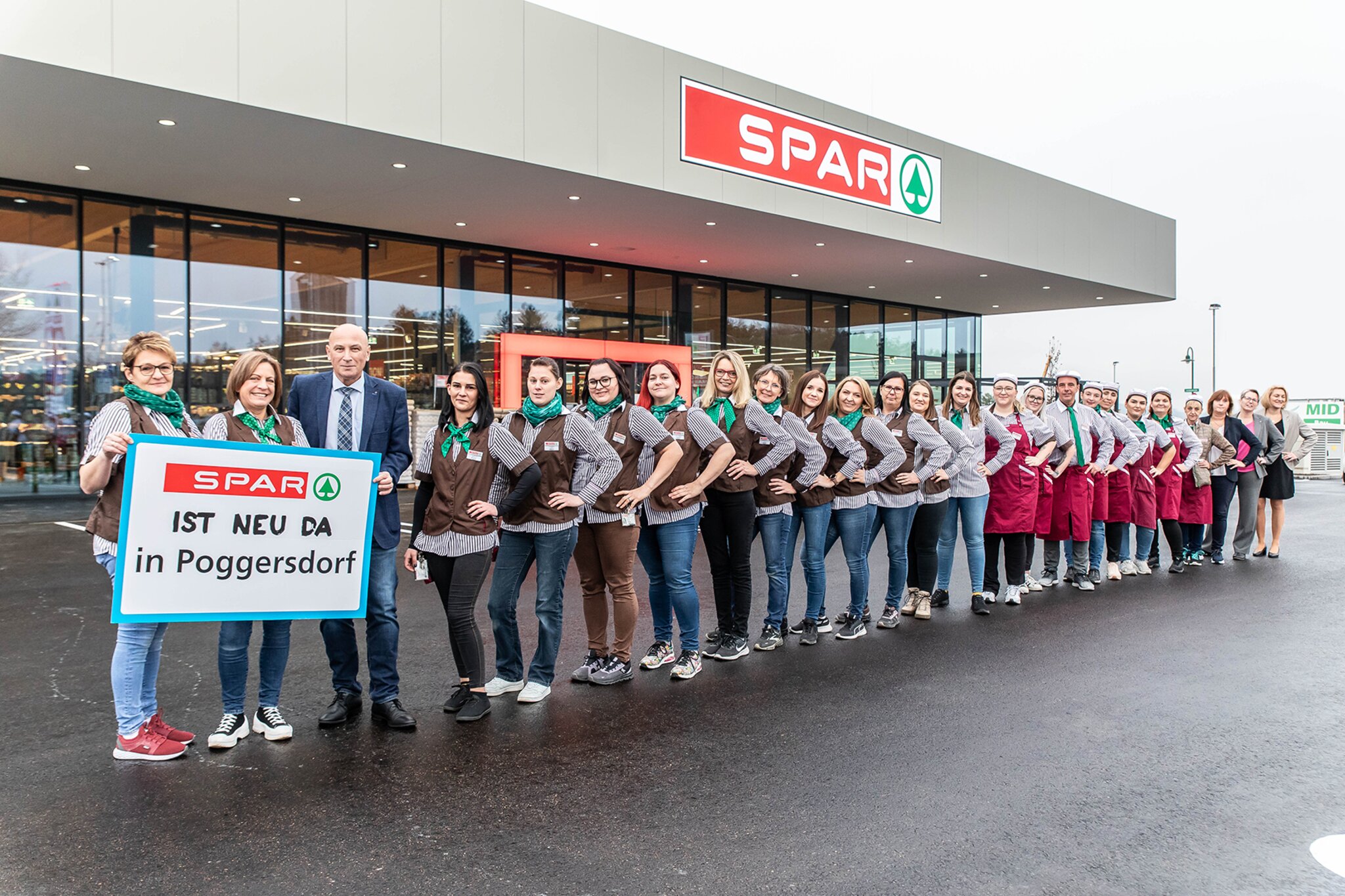 Neueröffnung: Spar-Supermarkt eröffnete am Mittwoch in Poggersdorf ...