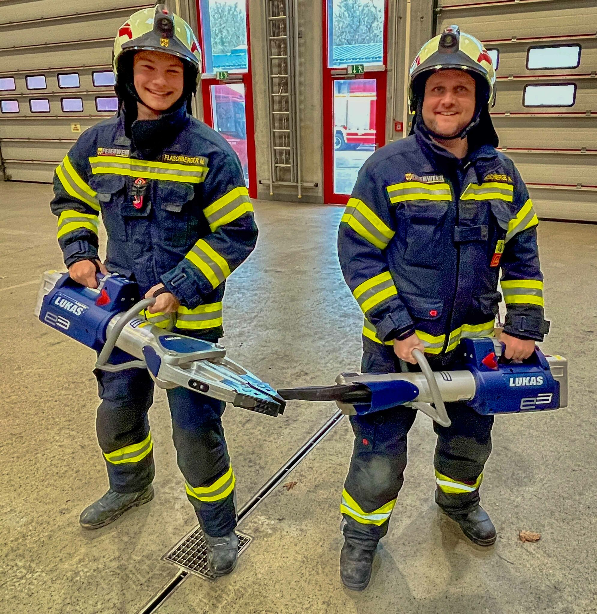 Feuerwehr Litzeldorf: Vater-und-Sohn-Duo absolvierte Technik-Lehrgang - Oberwart