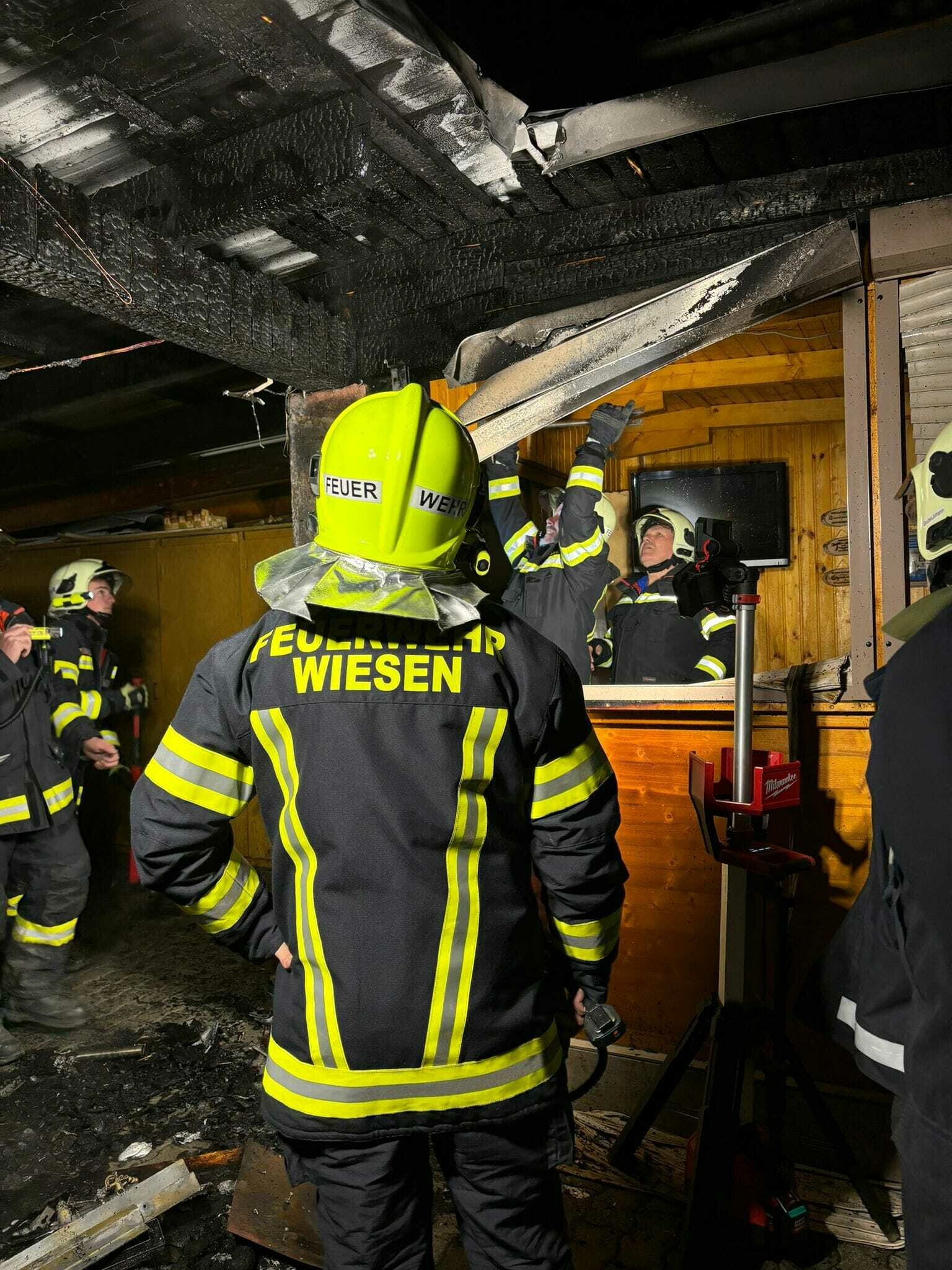 Freiwillige Feuerwehr Wiesen: Garage brannte im Ortsgebiet von Wiesen ...