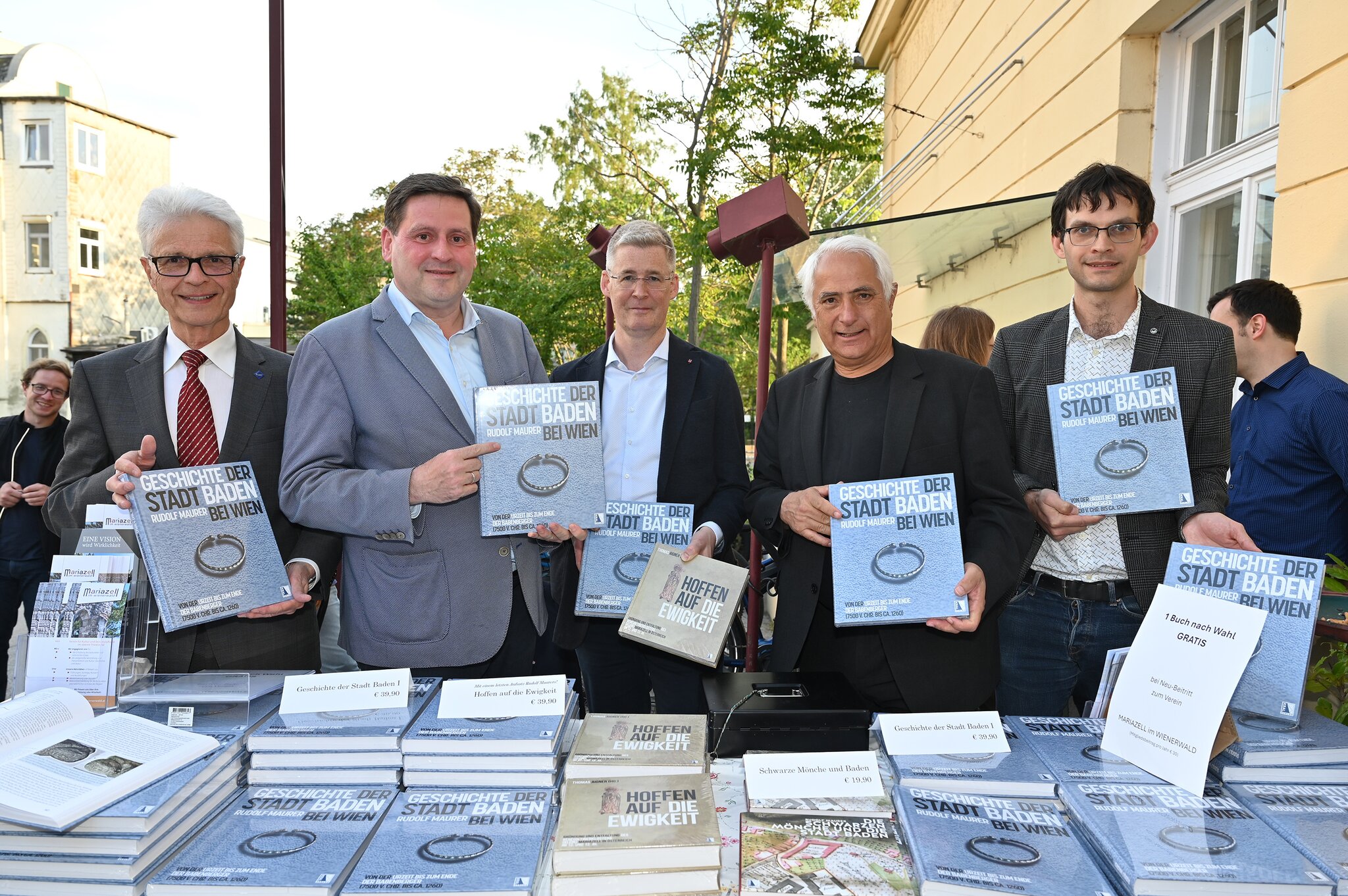 Rudolf Maurer: Buchpräsentation „Geschichte der Stadt Baden“ Band 2 - Baden
