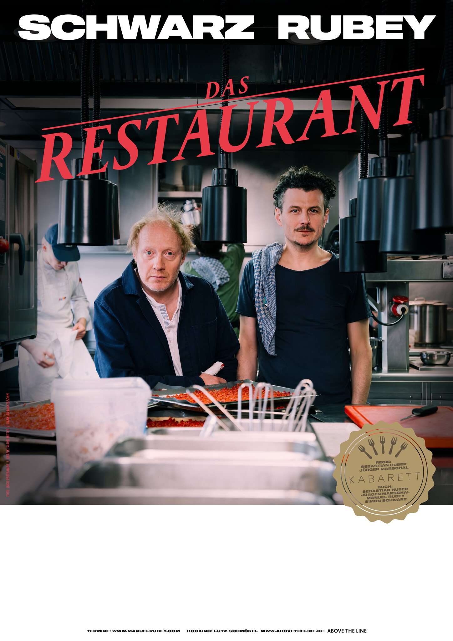 Humoriger Küchenplausch: Das Restaurant - Kabarett von Manuel Rubey und Simon Schwarz - Kufstein
