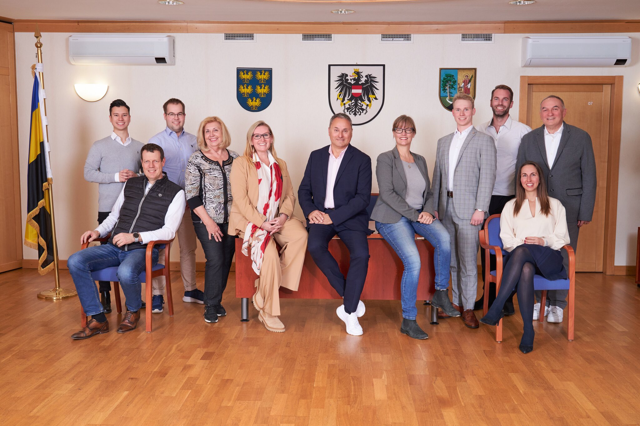 Volkspartei Gablitz stellt Team vor: Team von Bürgermeister Michael ...