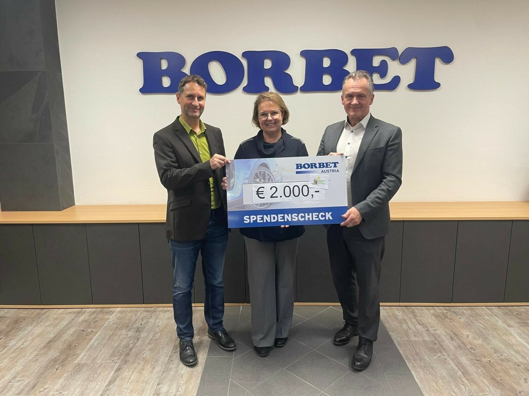 Borbet spendet 2.000 Euro an das Kinderschutzzentrum Innviertel - Braunau