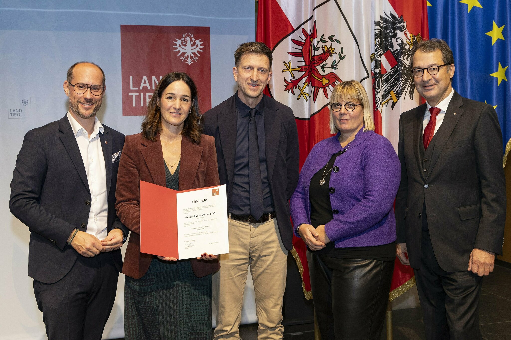 „Ausgezeichneter Tiroler Lehrbetrieb“: 23 Unternehmen erstmalig ausgezeichnet - Tirol