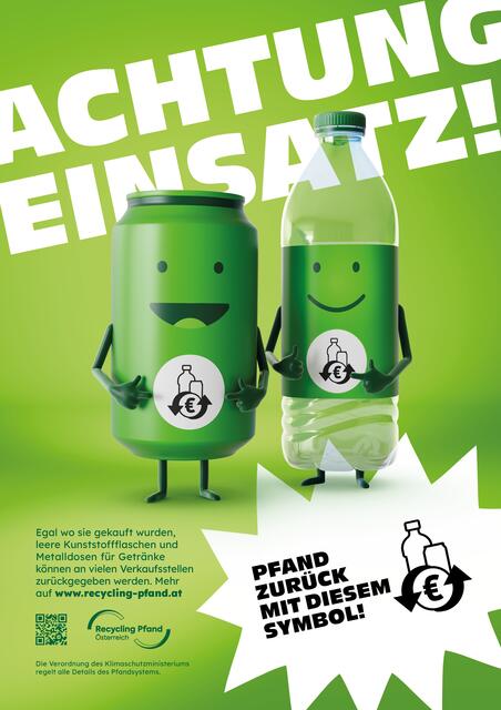 "Achtung Einsatz!": Neue Kampagne soll Einweg-Pfandsystem näher bringen