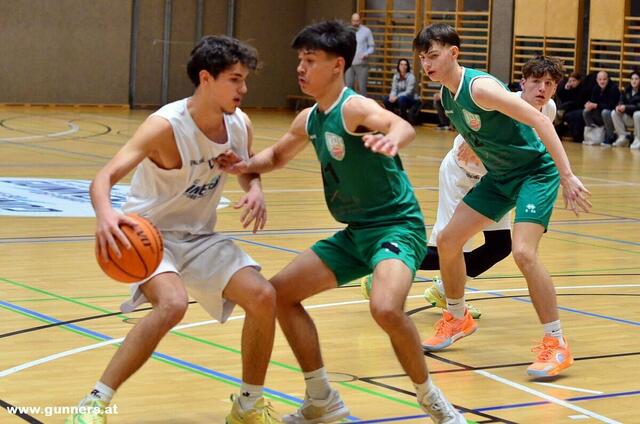 Basketball: Starker Sieg-Hattrick für die Young Gunners Oberwart - Oberwart