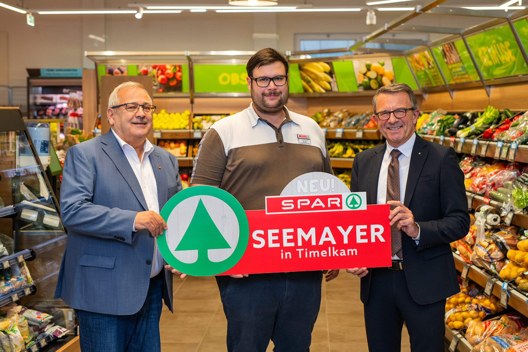 SPAR-Neueröffnung: SPAR-Supermarkt Seemayer in Timelkam strahlt in neuem Design - Vöcklabruck
