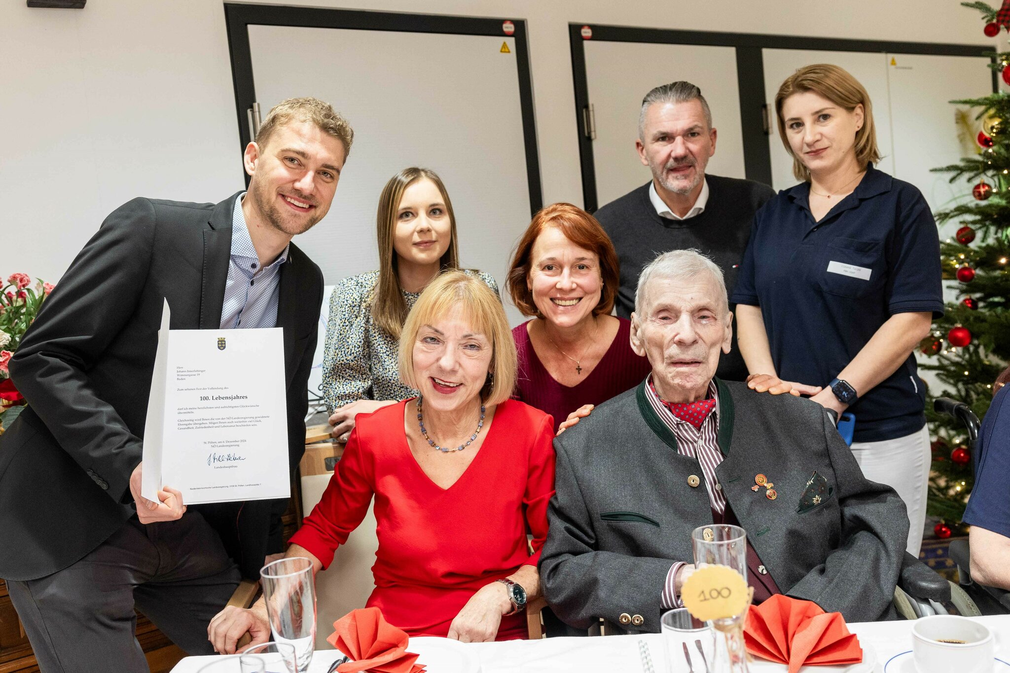 100 Jahre: Geburtstagsparty für Jubilar Johann Innerlohinger in Baden ...