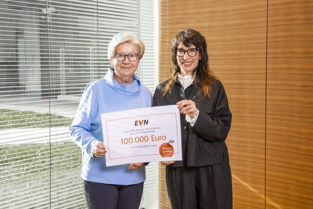 Hochwasserhilfe Bonuspunkte: EVN und ihre Kunden spenden 300.000 Euro ...