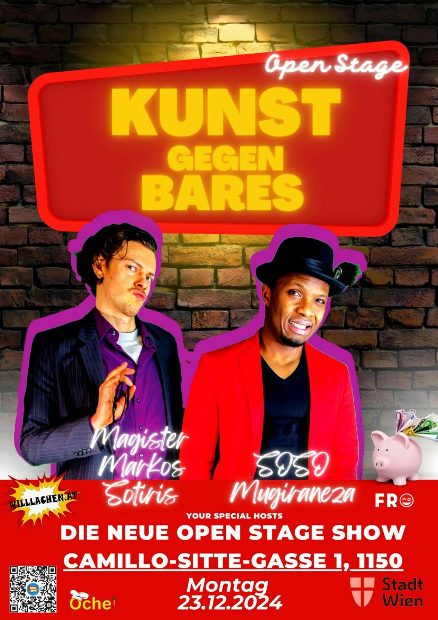 Kunst gegen Bares: Markos Sotiris und Soso Mugiraneza - Kunst gegen ...