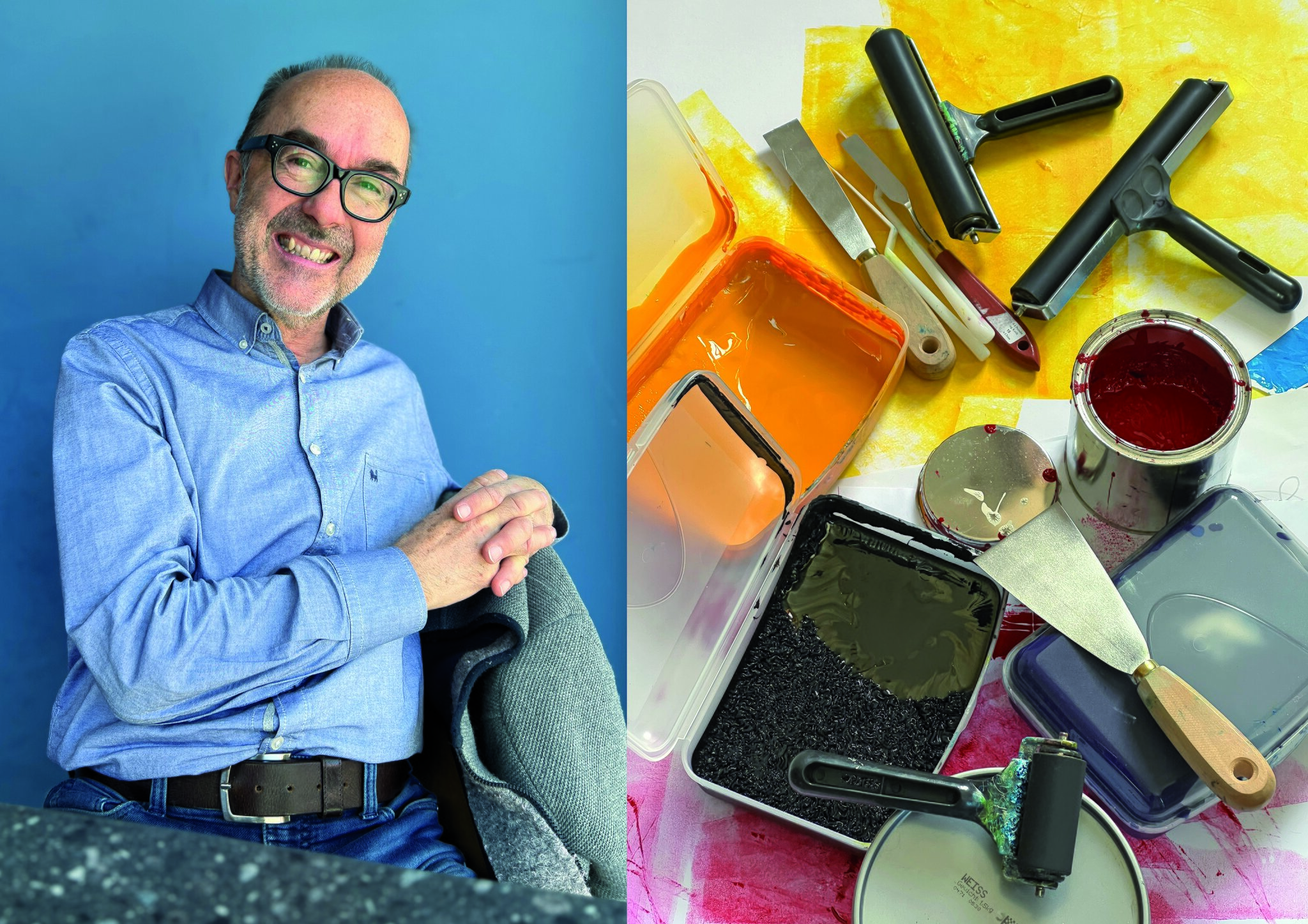 Galerie Scolarta - HBLW Saalfelden: Peter Salingers Druckfarbenpoesie ...