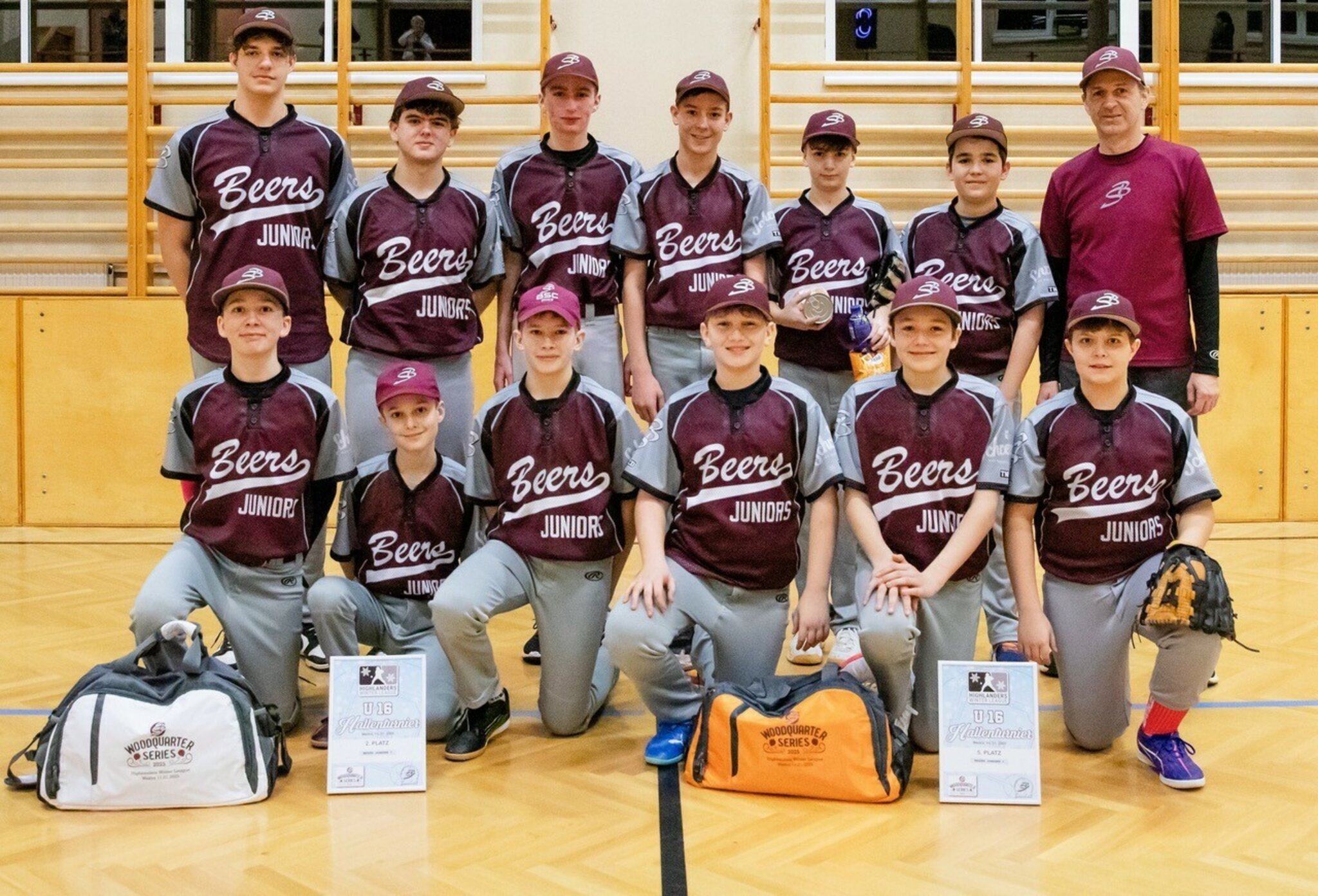 Beers Juniors: Baseball-Nachwuchs bestritt Hallenturnier in Weitra - Gmünd