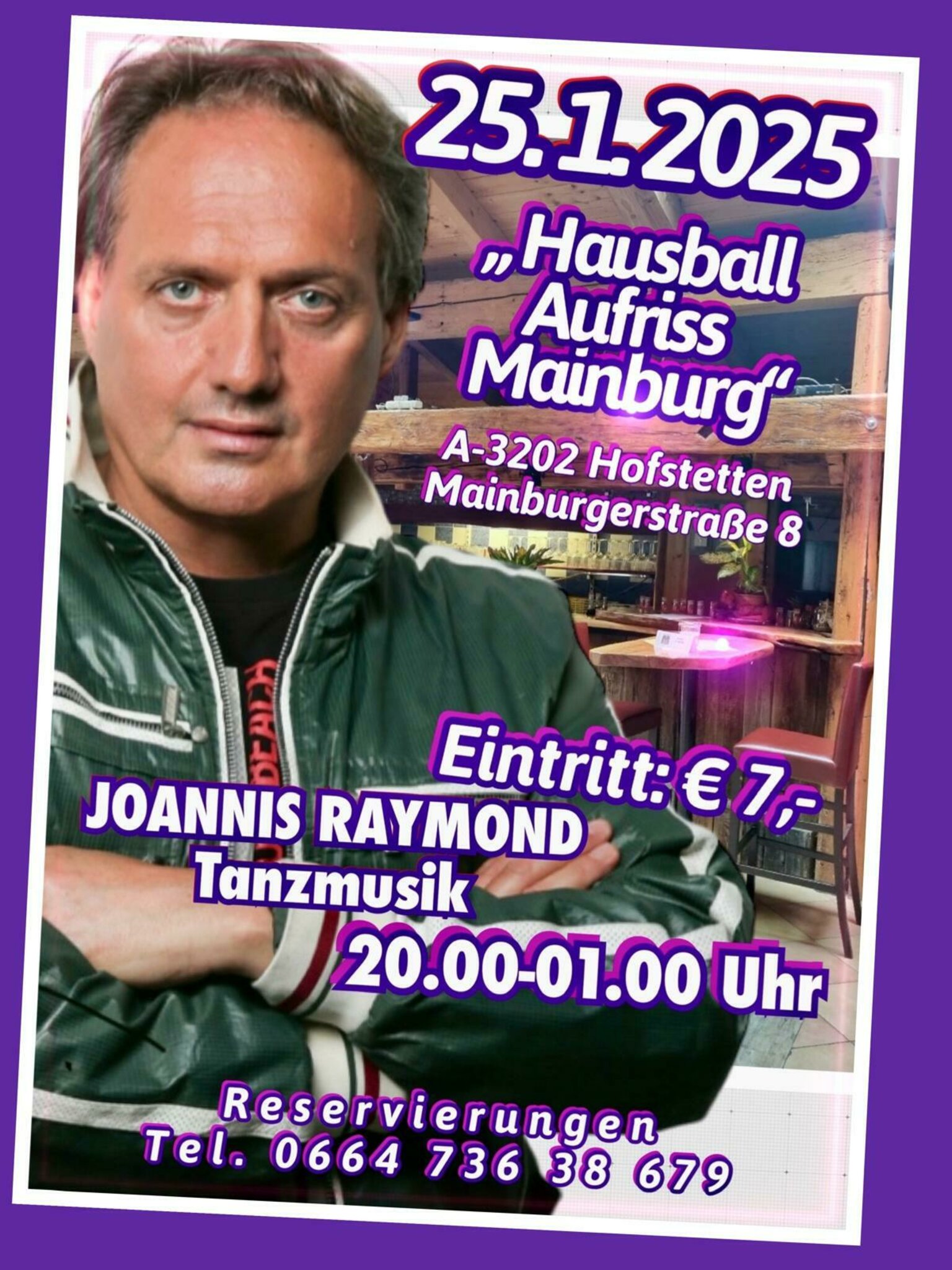 Joannis Raymond im Aufriss Mainburg: Glanzvoller Hausball im Aufriss Mainburg - Pielachtal