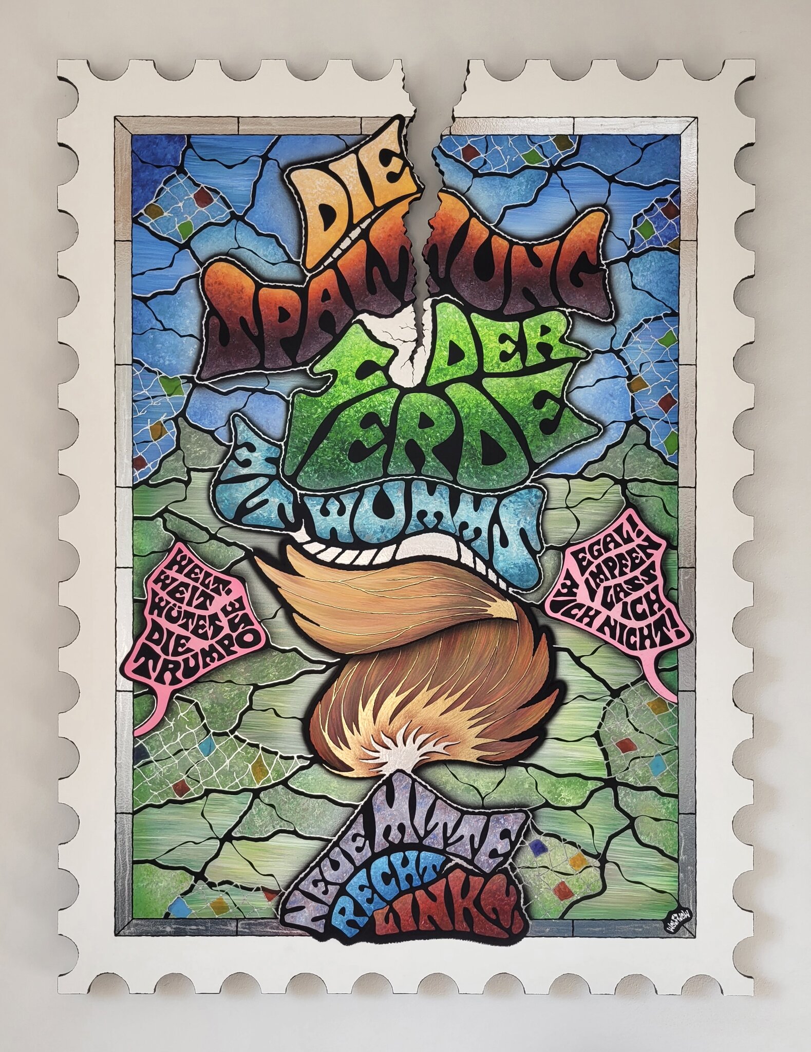 Wolfgang Weiss: Markensammlung um "Die Spaltung der Herde ... mit Wumms ...