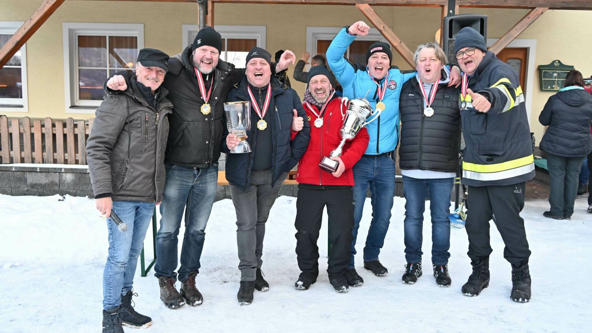 35. Marktpokal-Eisschießen: Kalwang kürte die Marktpokal-Sieger - Leoben