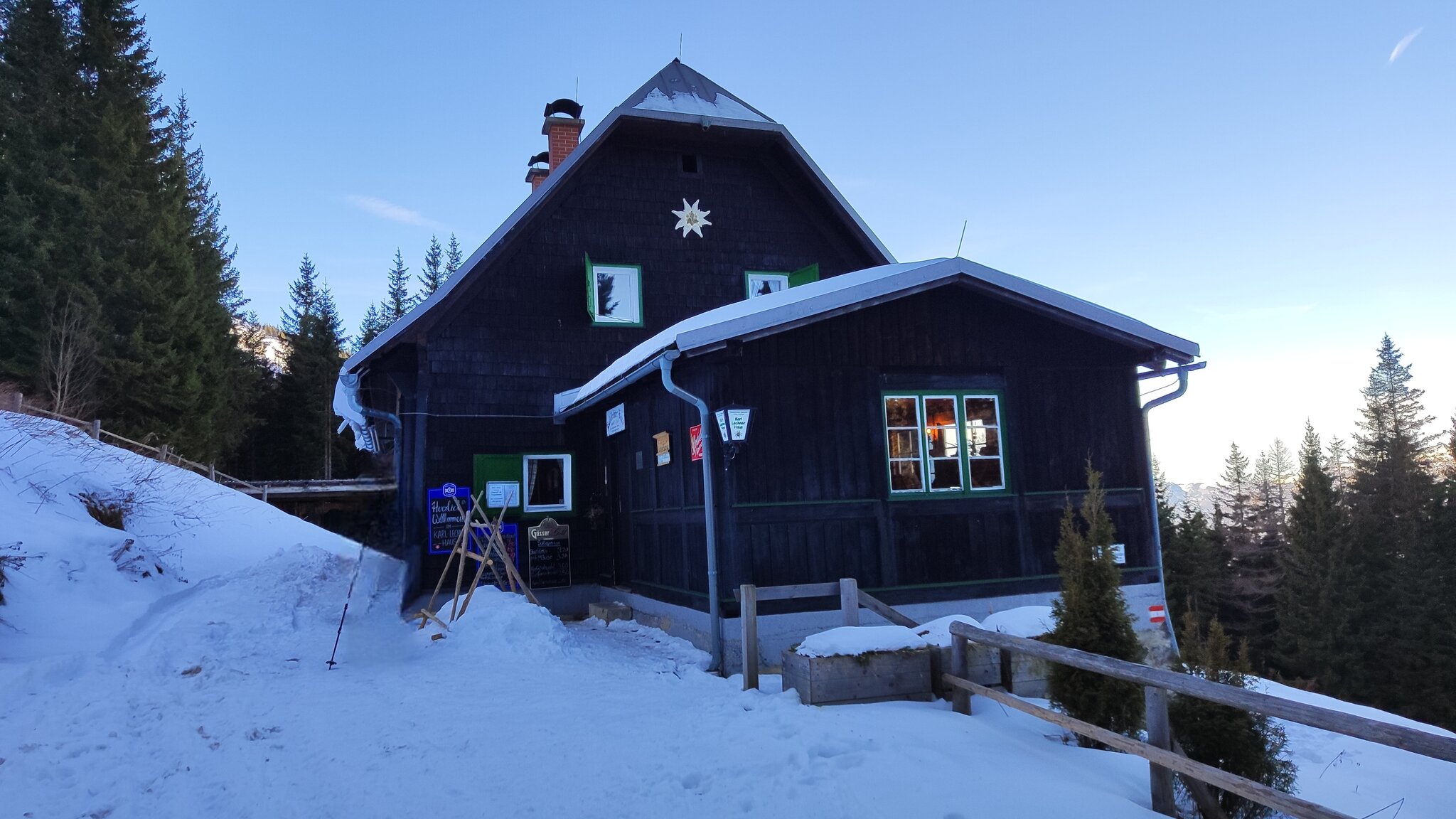Winterwandern im Mürztal: Vom Pfaffensattel zum Karl-Lechner-Haus, zum ...