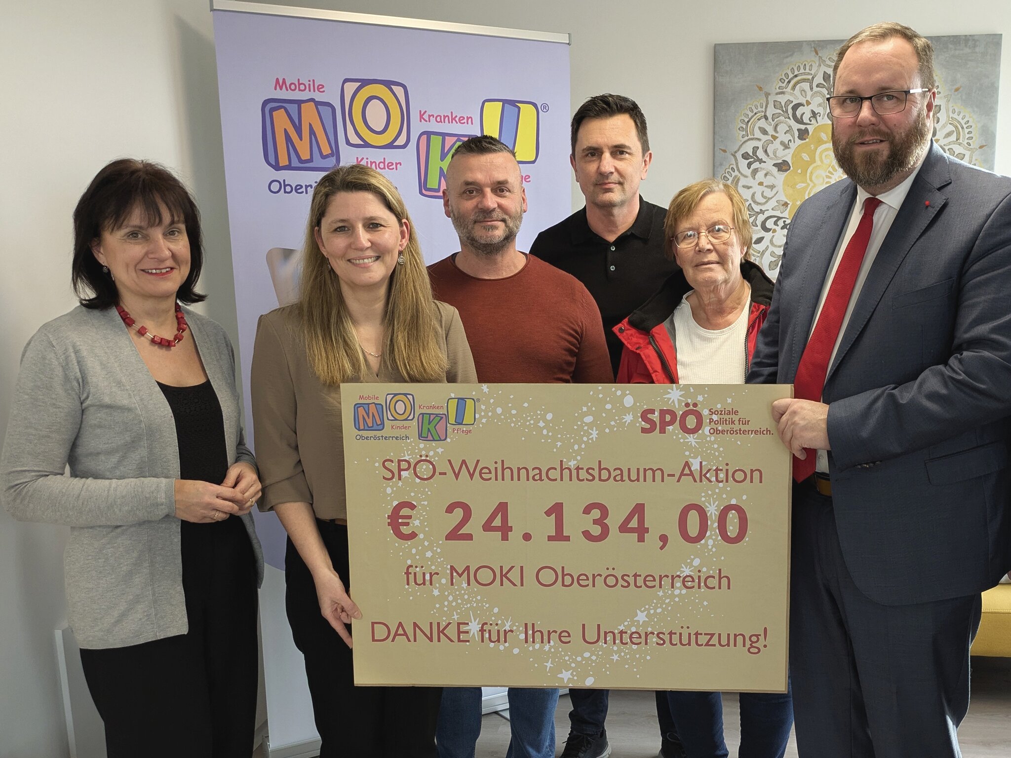 Rückblick Weihnachtsaktion der SPÖ: 24.134 Euro-Spende für den Verein ...