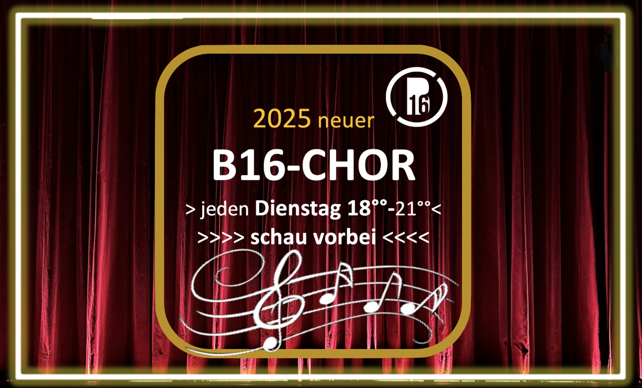 neuer CHOR in der BÜHNE16 geboren!!: neuer CHOR in der BÜHNE16 geboren ...