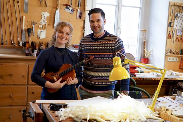 "Hoagascht" am So., 23.02., ab 19:45 Uhr: Die Kunst des Geigenbaus ...