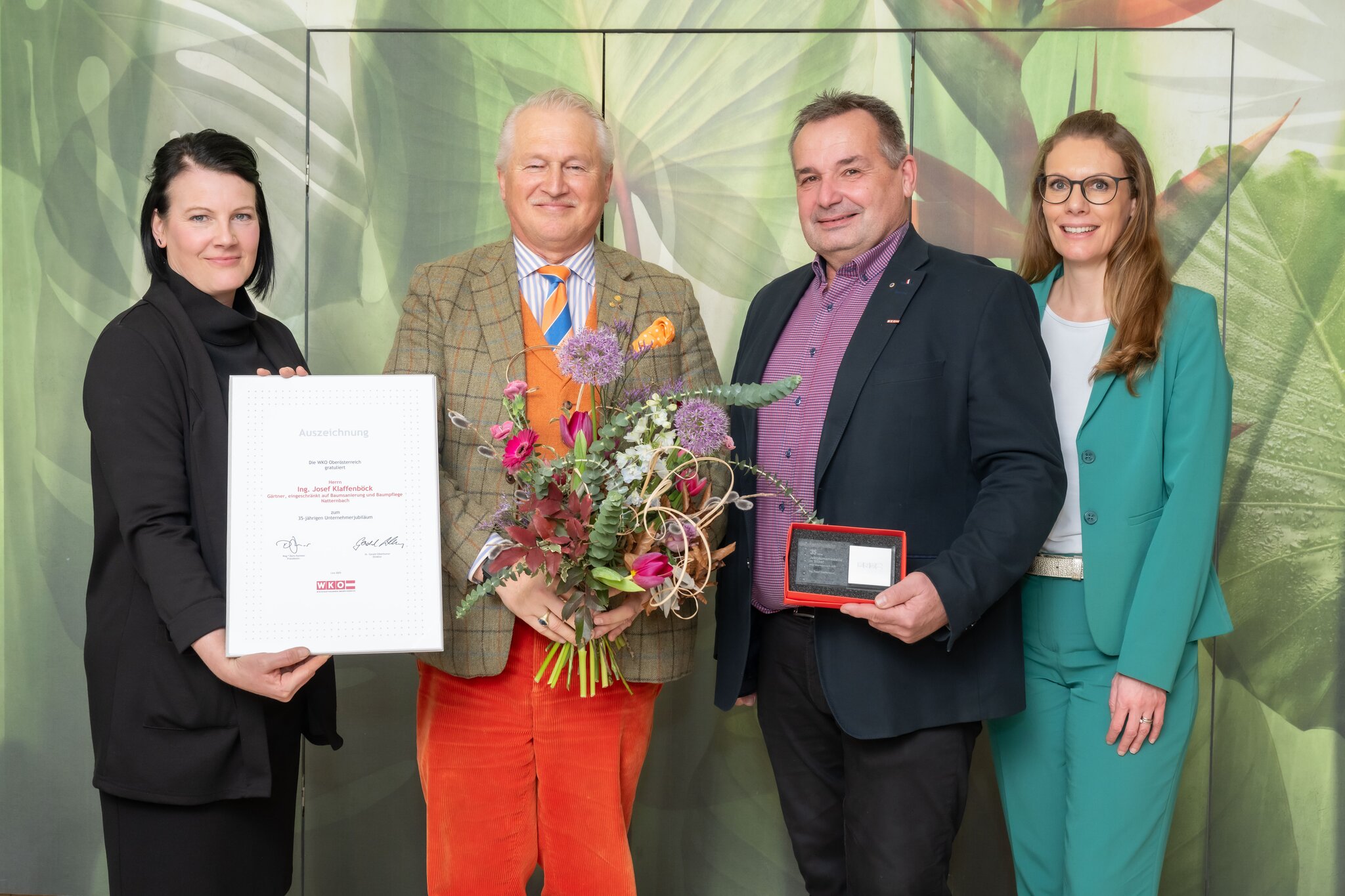 WKOÖ: Eferdinger Floristin und Natternbacher Baumpfleger geehrt - Grieskirchen & Eferding