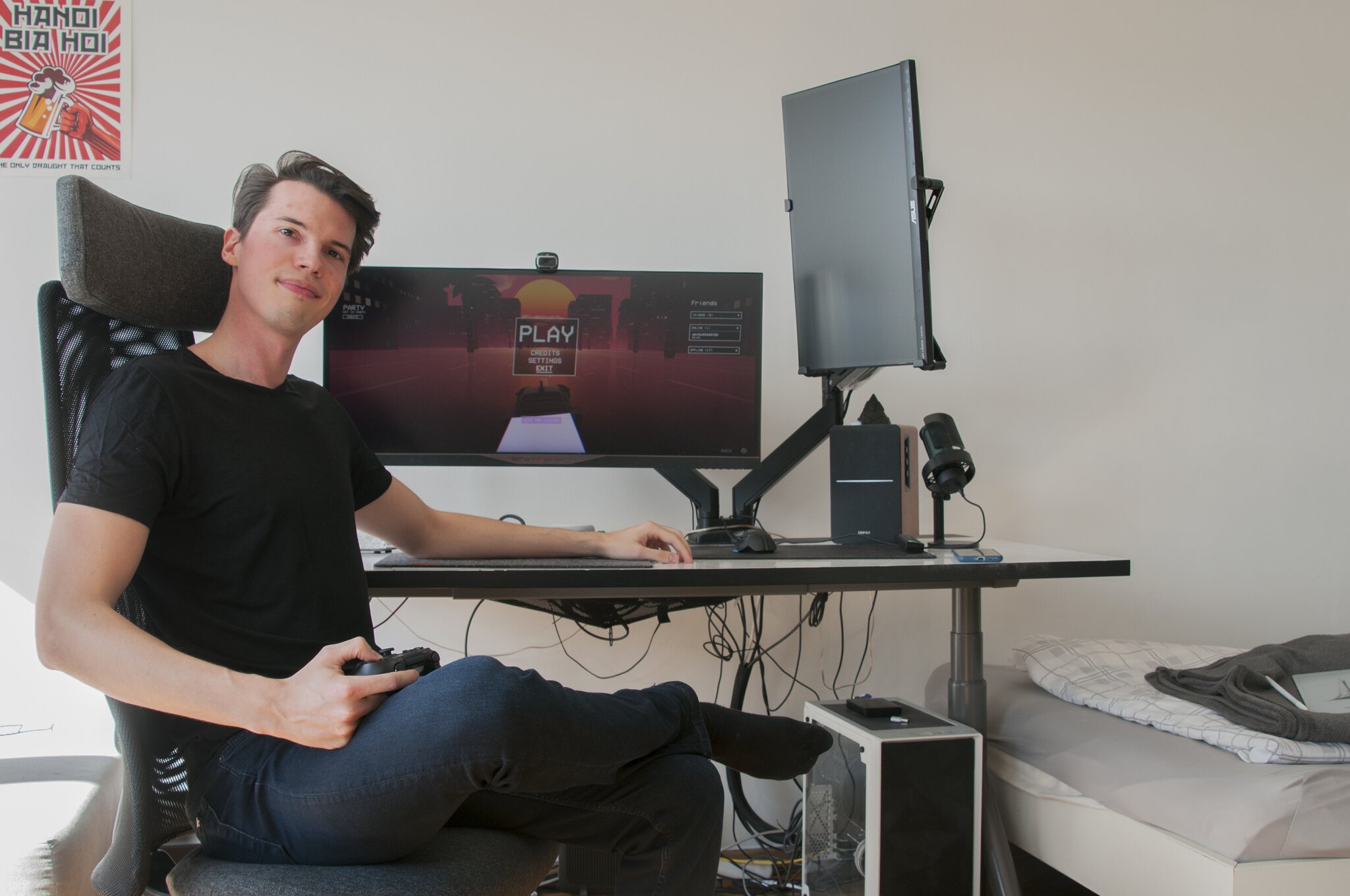 Outrunner Neon Nights: Junger Penzinger kreierte eigenes Computerspiel ...