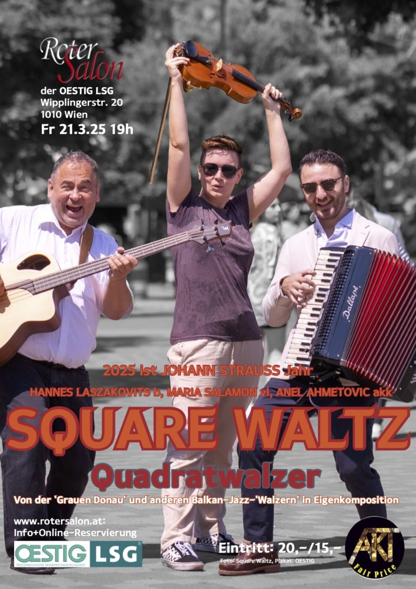Konzert in Wien, 21.3.2025: SQUARE WALTZ – Walzer zum Quadrat - Innere ...