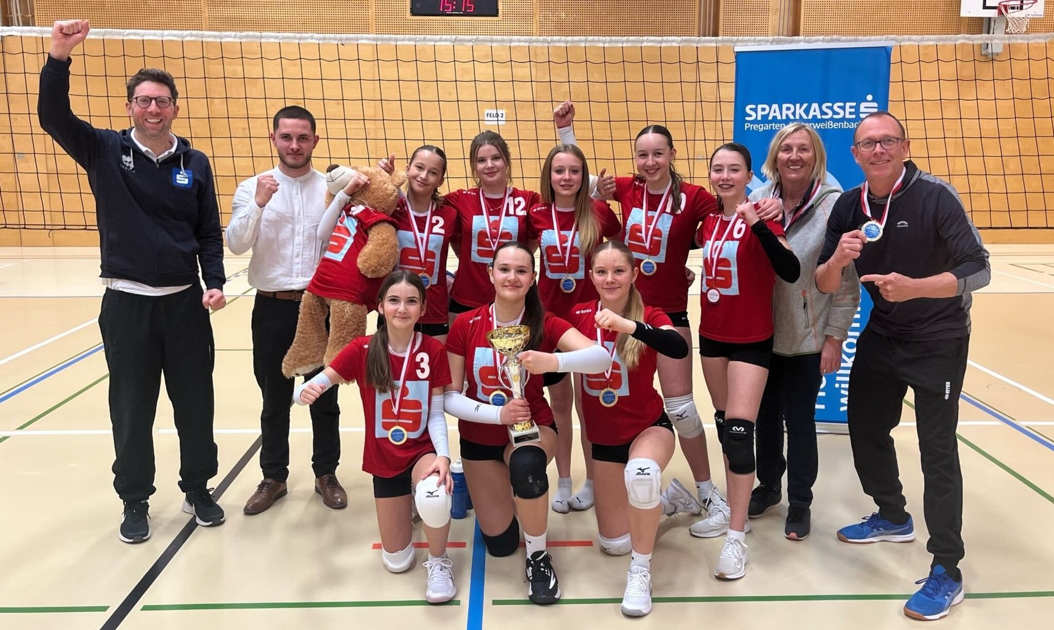 Volleyball-Schülerliga: Mädchen der Mittelschule Pregarten sind die ...