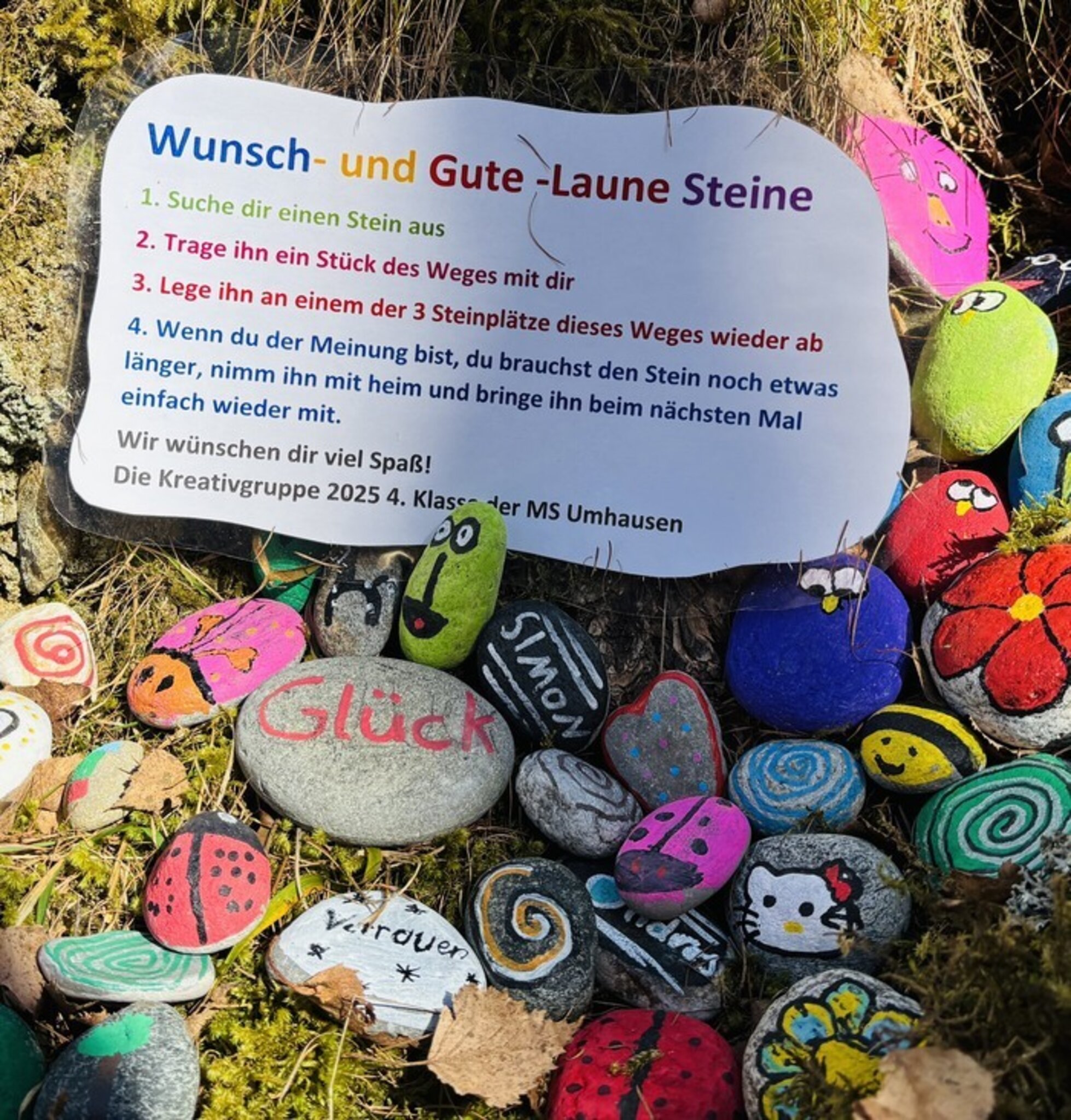 Gute Laune in der Kreativgruppe der MS Umhausen: "Wunsch - und Gute ...