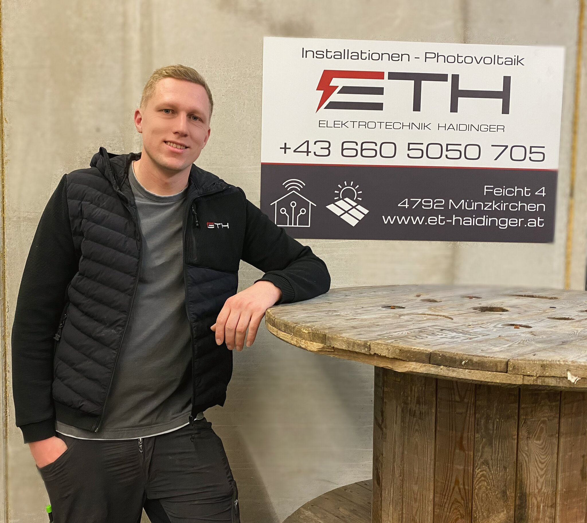 Unternehmensgründung: Benjamin Haidinger ist sein eigener Chef - Schärding