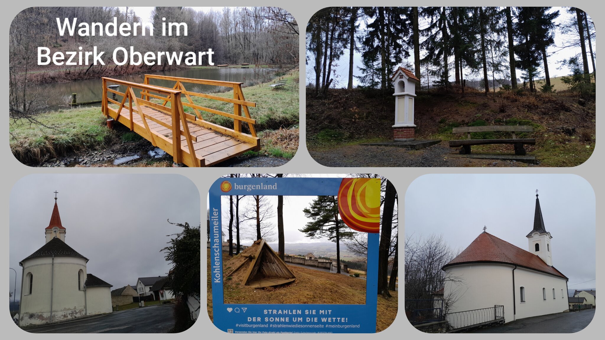 Wandern im Bezirk Oberwart: Der Kreuzweg zwischen Unterkohlstätten und ...