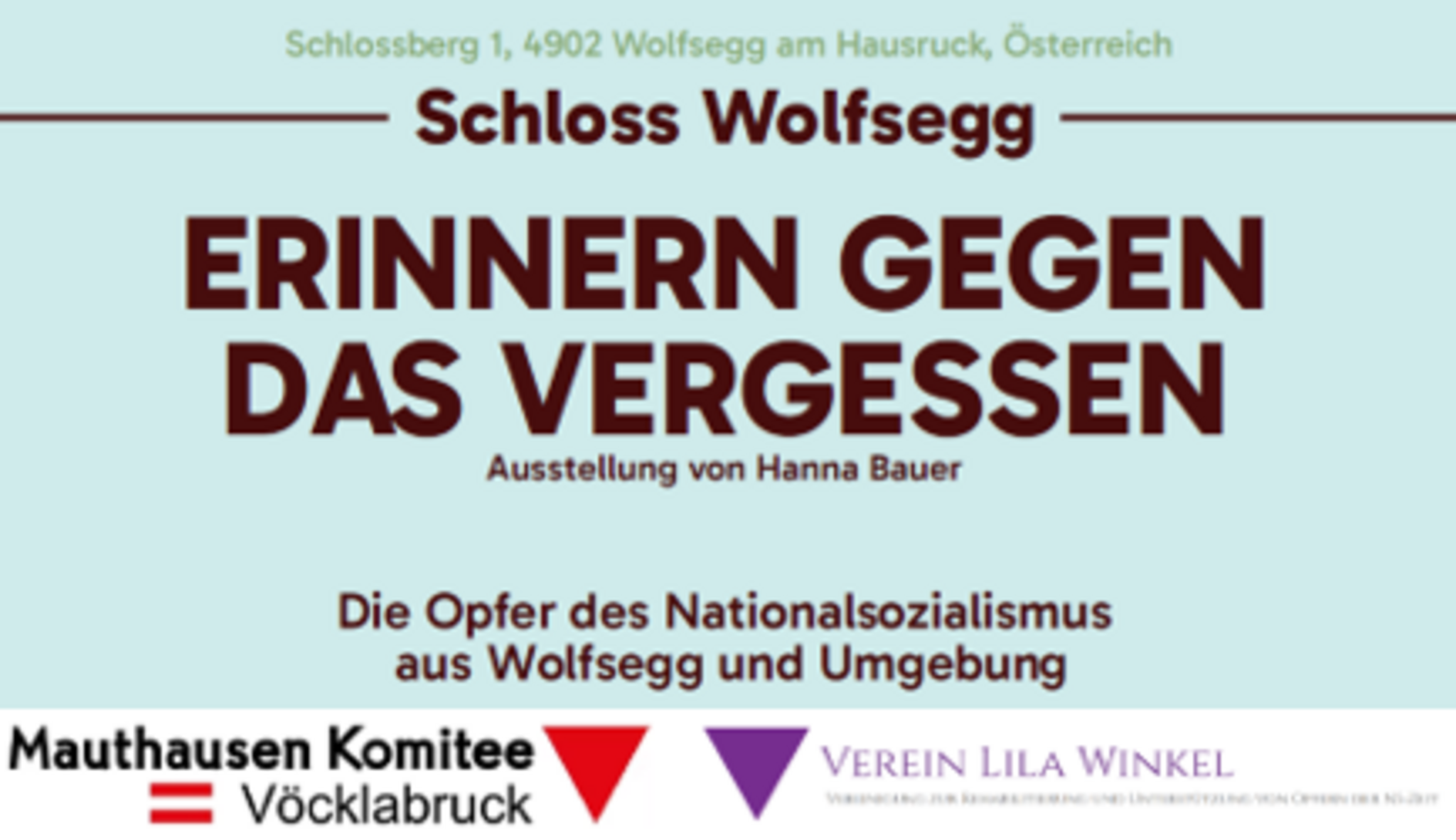 Ausstellung in Wolfsegg: Erinnern gegen das Vergessen - Amstetten