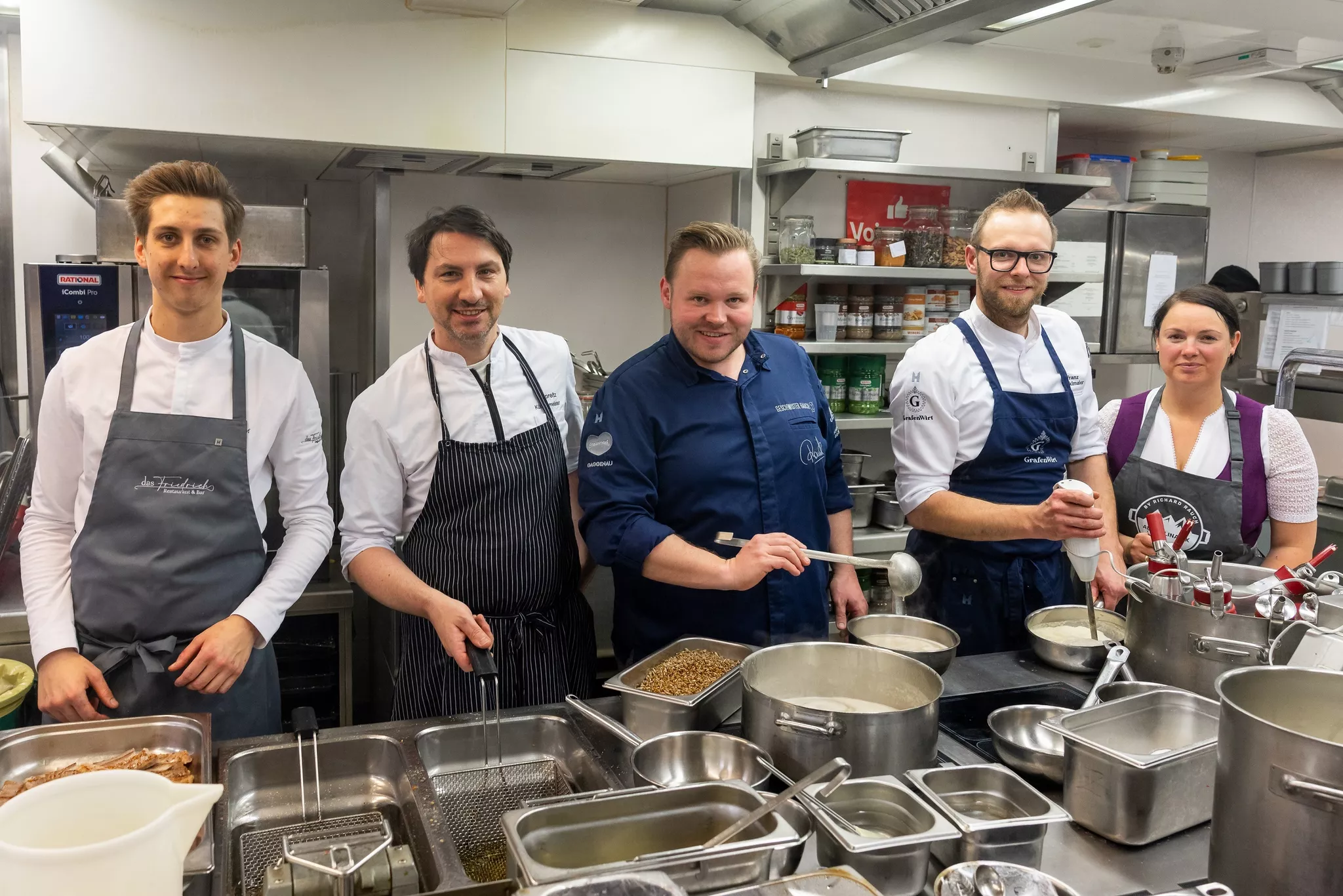 "Ein Abend, fünf Köche": Richard Rauch und Kollegen verwöhnten Gäste ...