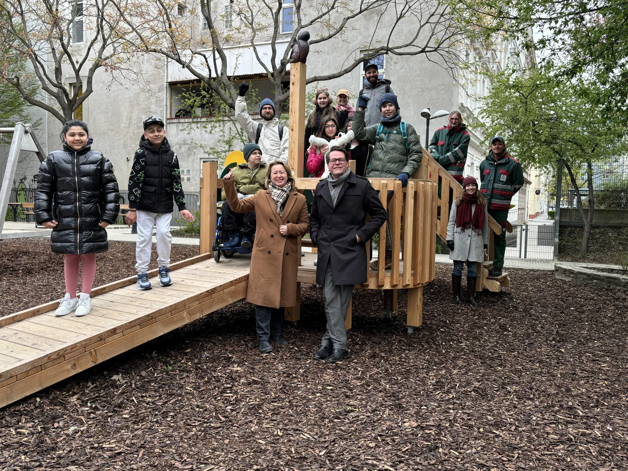 Margareten: Neuer und barrierefreier Scheupark offiziell eröffnet ...