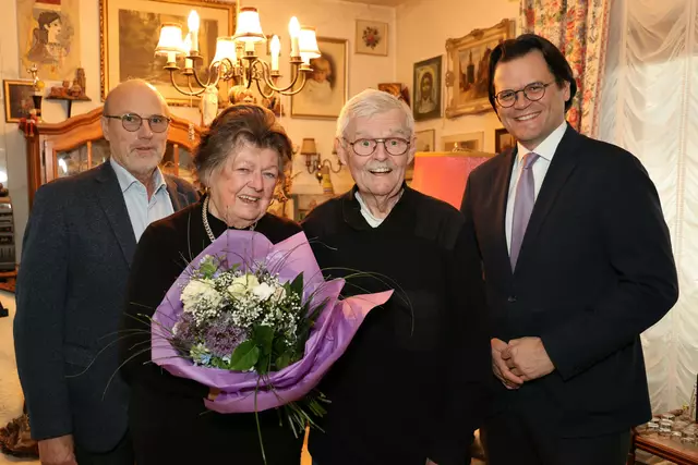 Jubiläum in Michelhausen: Diamantene Hochzeit von Herta und Helmut Duch ...
