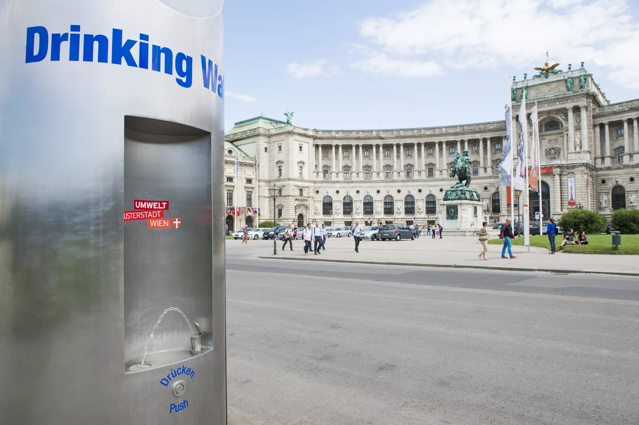 Nie durstig in der Stadt: Wiener Wasser nimmt 1600. Trinkbrunnen in ...