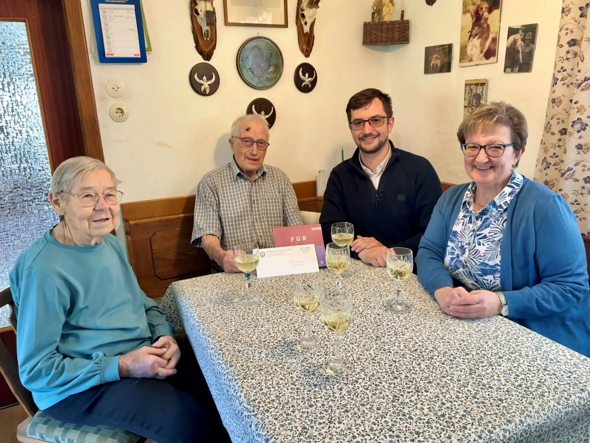 Gratulationen in Raabs: Friedrich Zoder feierte seinen 90. Geburtstag ...
