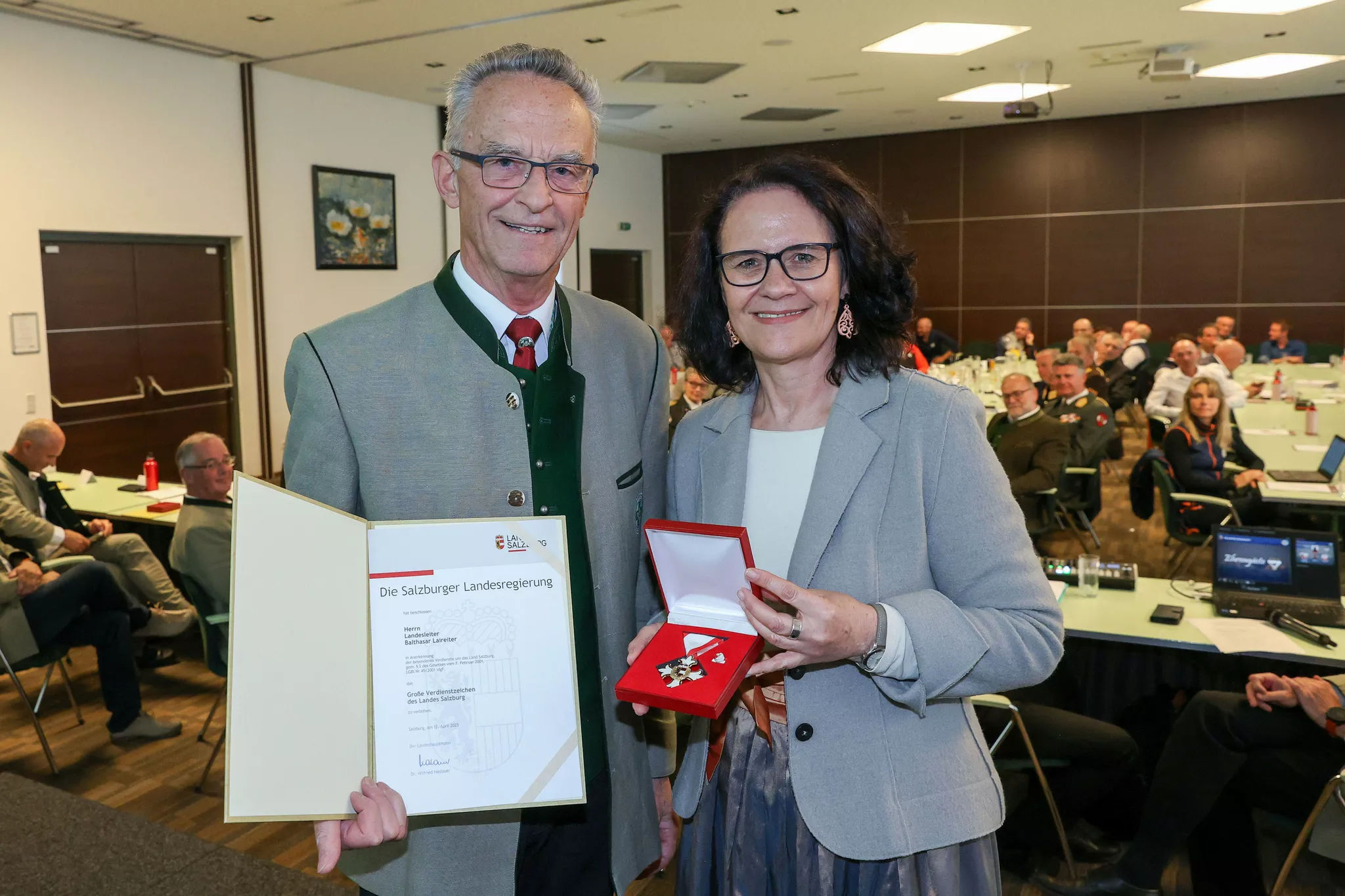 Balthasar Laireiter: Muhrer erhält Großes Verdienstzeichen des Landes ...
