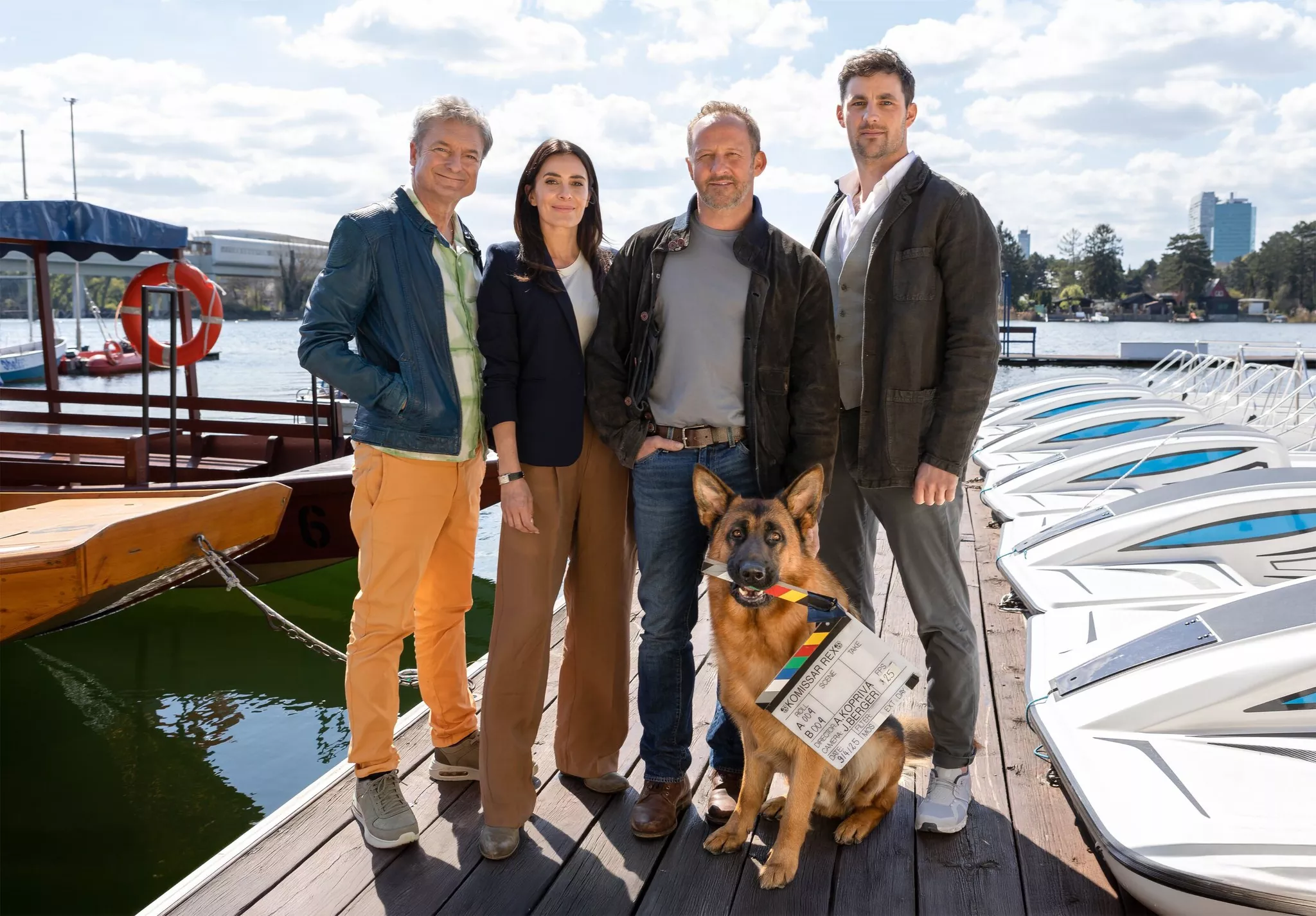 Drehstart in Wien: Alfred Dorfer und Doris Golpashin bei Kommissar Rex ...