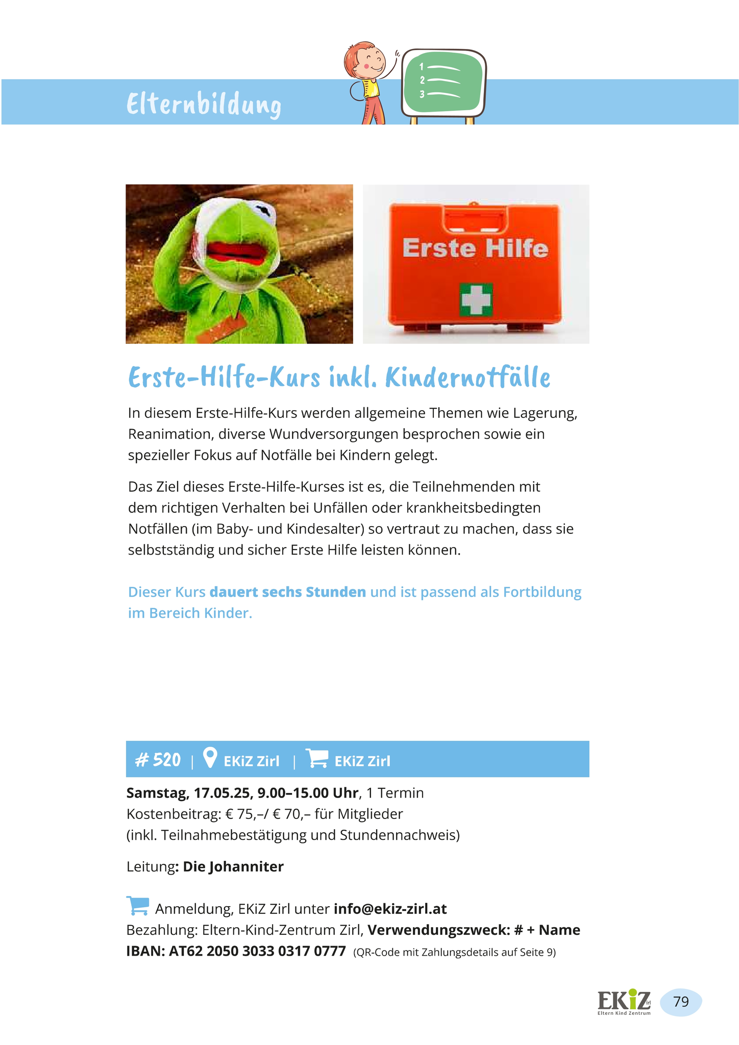 Leben retten: Erste-Hilfe-Kurs inkl. Kindernotfälle - Telfs