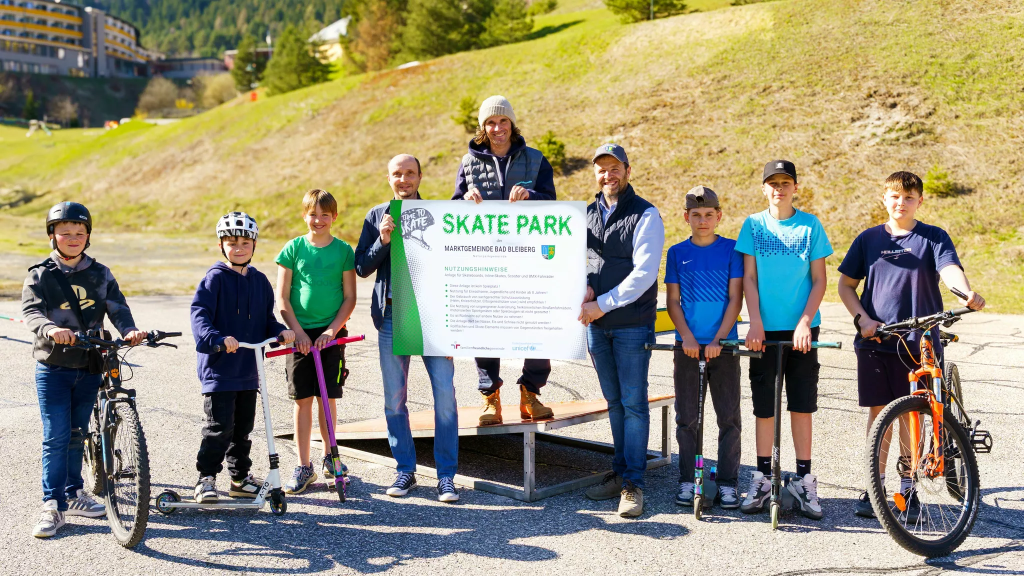 Bad Bleiberg investiert für die Jungen: Lang gehegter Wunsch ging in Erfüllung - Gailtal