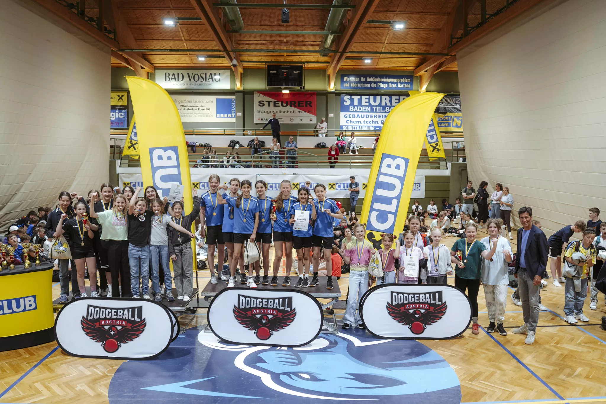 Bewerb in Bad Vöslau: Raiffeisen Club Dodgeball Schulcup NÖ 2025 - Baden
