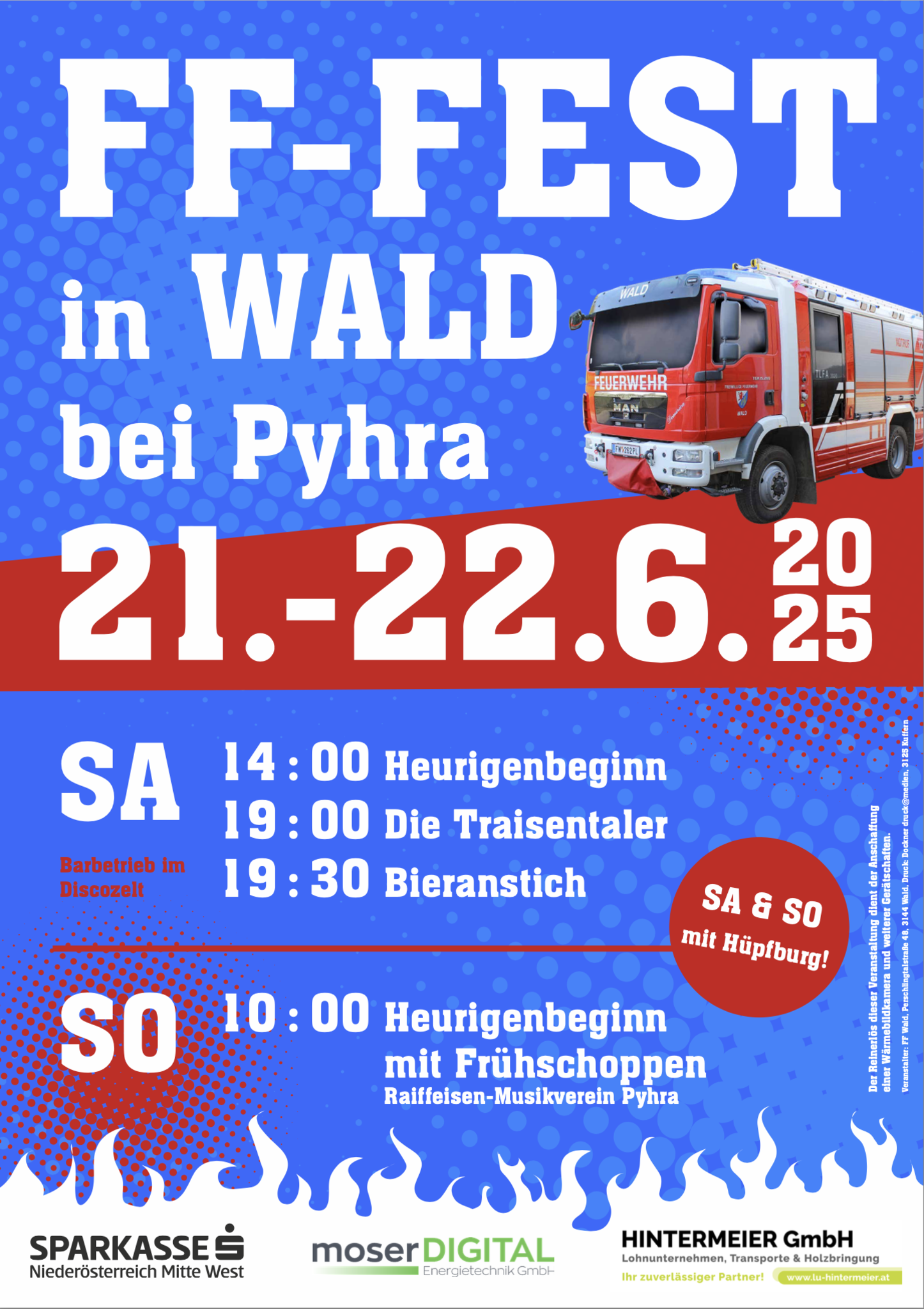 Feuerwehrfest in Wald bei Pyhra: Feuerwehrfest in Wald bei Pyhra - St. Pölten