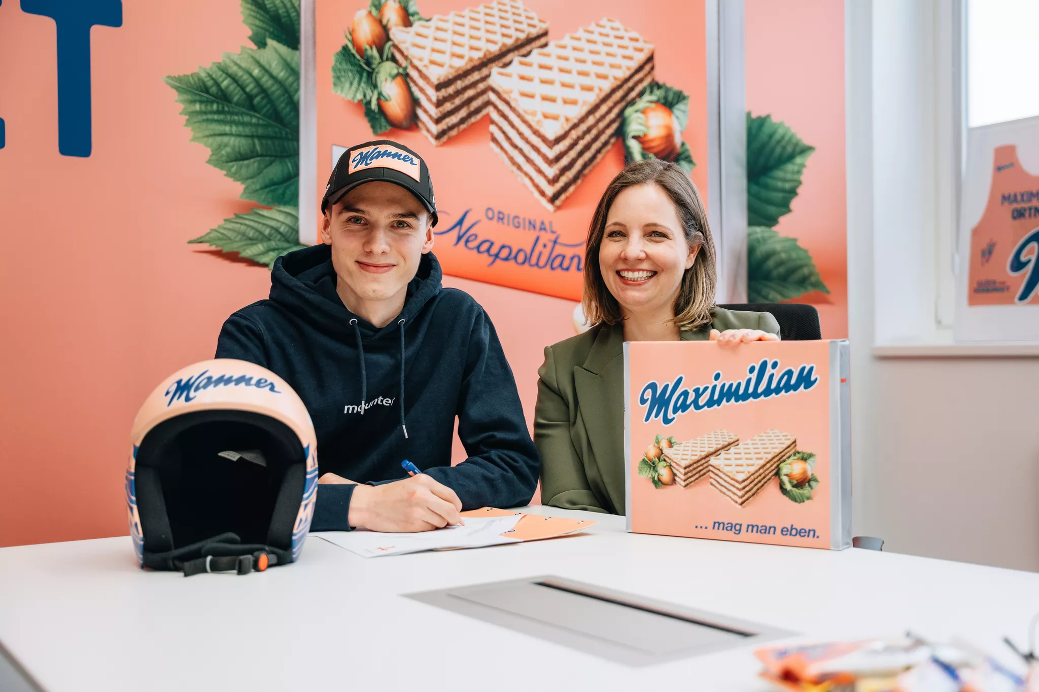 Mit rosa Helm auf Erfolgskurs: Maximilian Ortner neu im Manner-Team ...