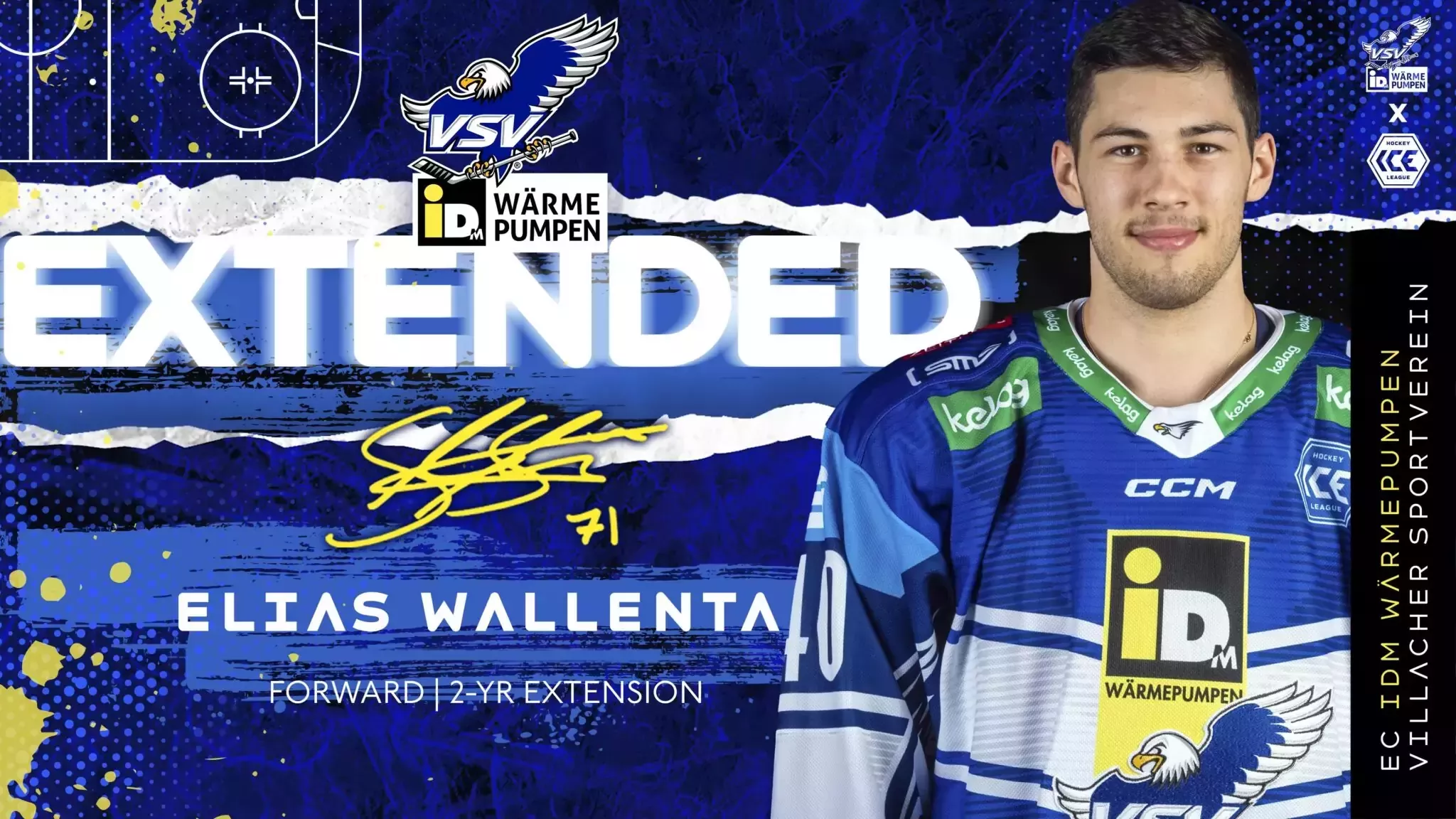 Vertragsverlängerung: Wallenta bleibt zwei weitere Jahre beim EC iDM VSV - Villach