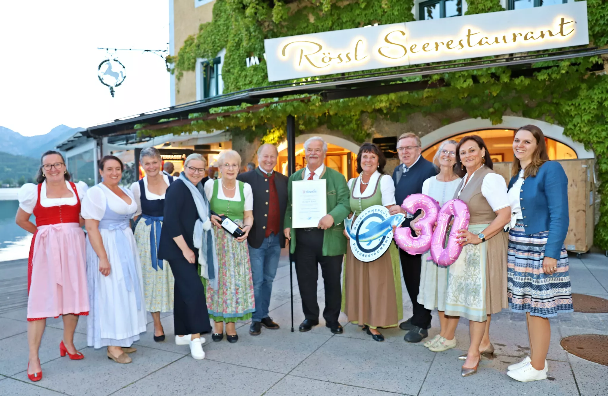 30 Jahre Salzkammergut Fischrestaurants: Schauspieler Gerhard Ernst ...