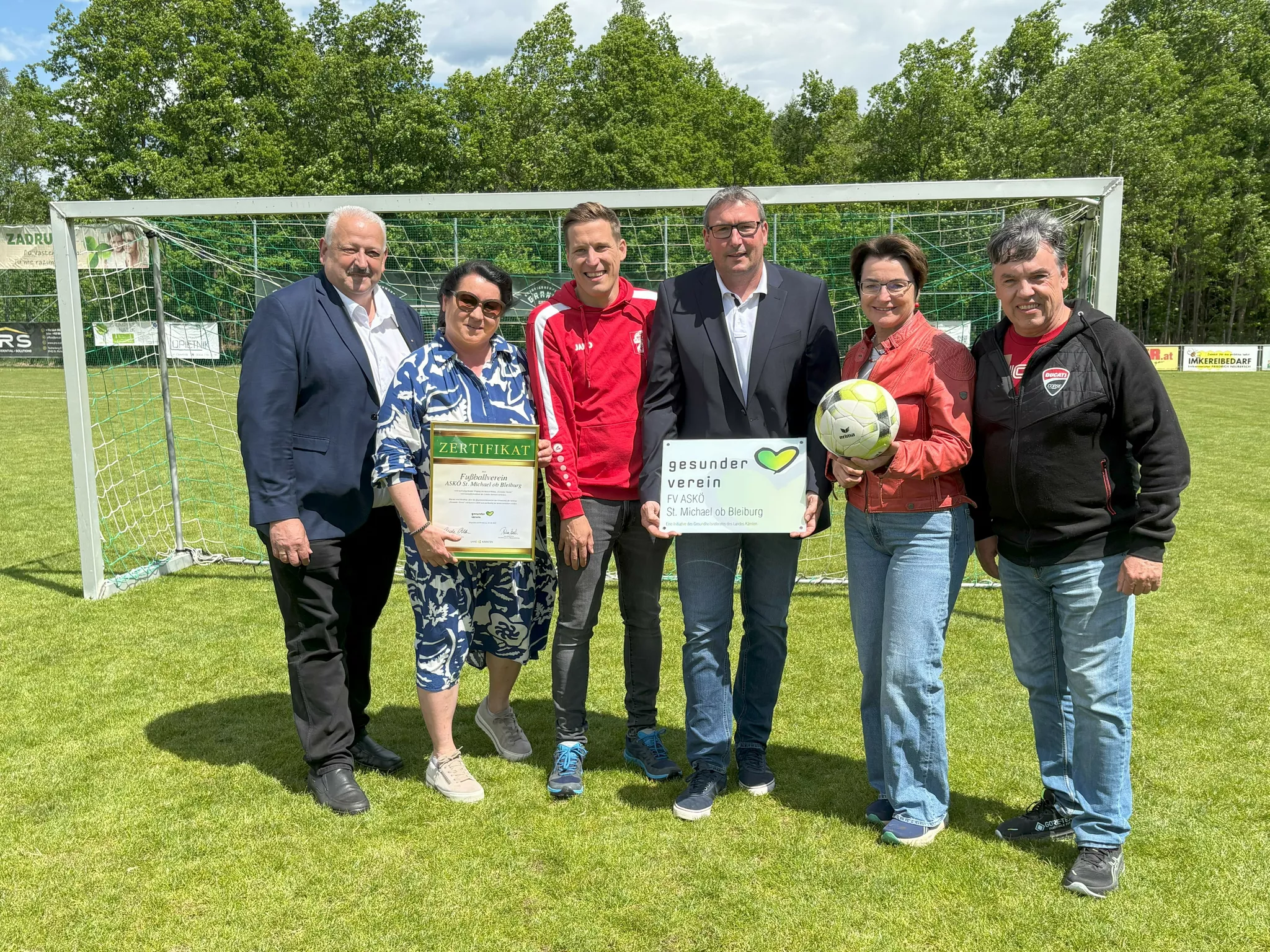 Jubiläum: Doppelte Auszeichnung für den ASKÖ St. Michael ob Bleiburg - Völkermarkt